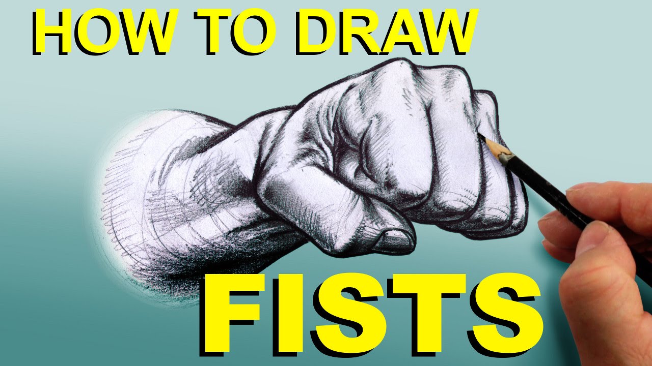 How to Draw Superhero Style Fists - YouTube