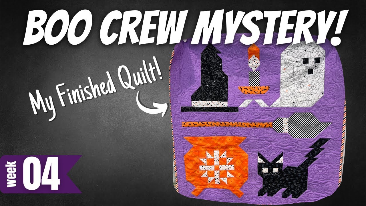 Boo Crew Mystery Quilt: Week 4 | @FatQuarterShopTX Sew Along - YouTube