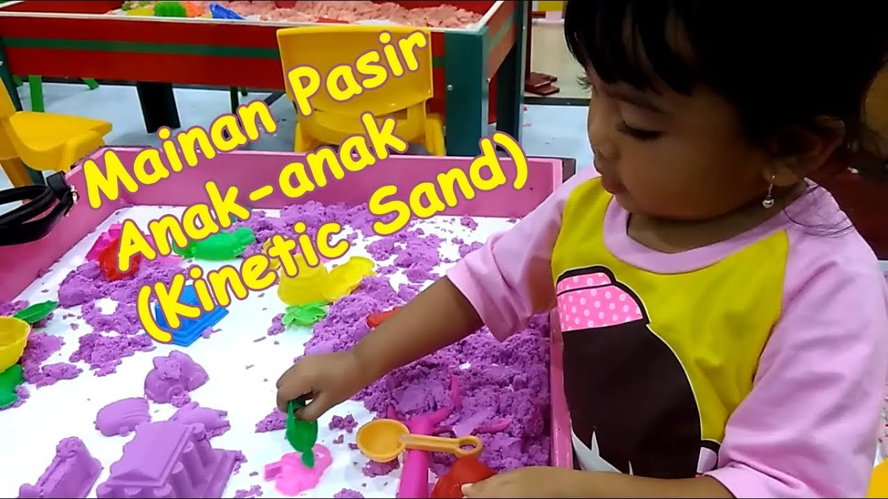 Mainan Pasir untuk Anak-anak (Kinetic Sand) - YouTube