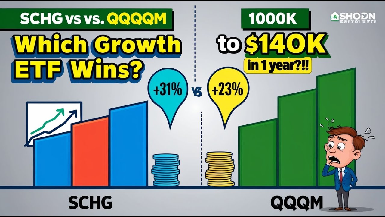 SCHG vs. QQQM: The Ultimate Growth ETF Battle! Which One Wins? - YouTube