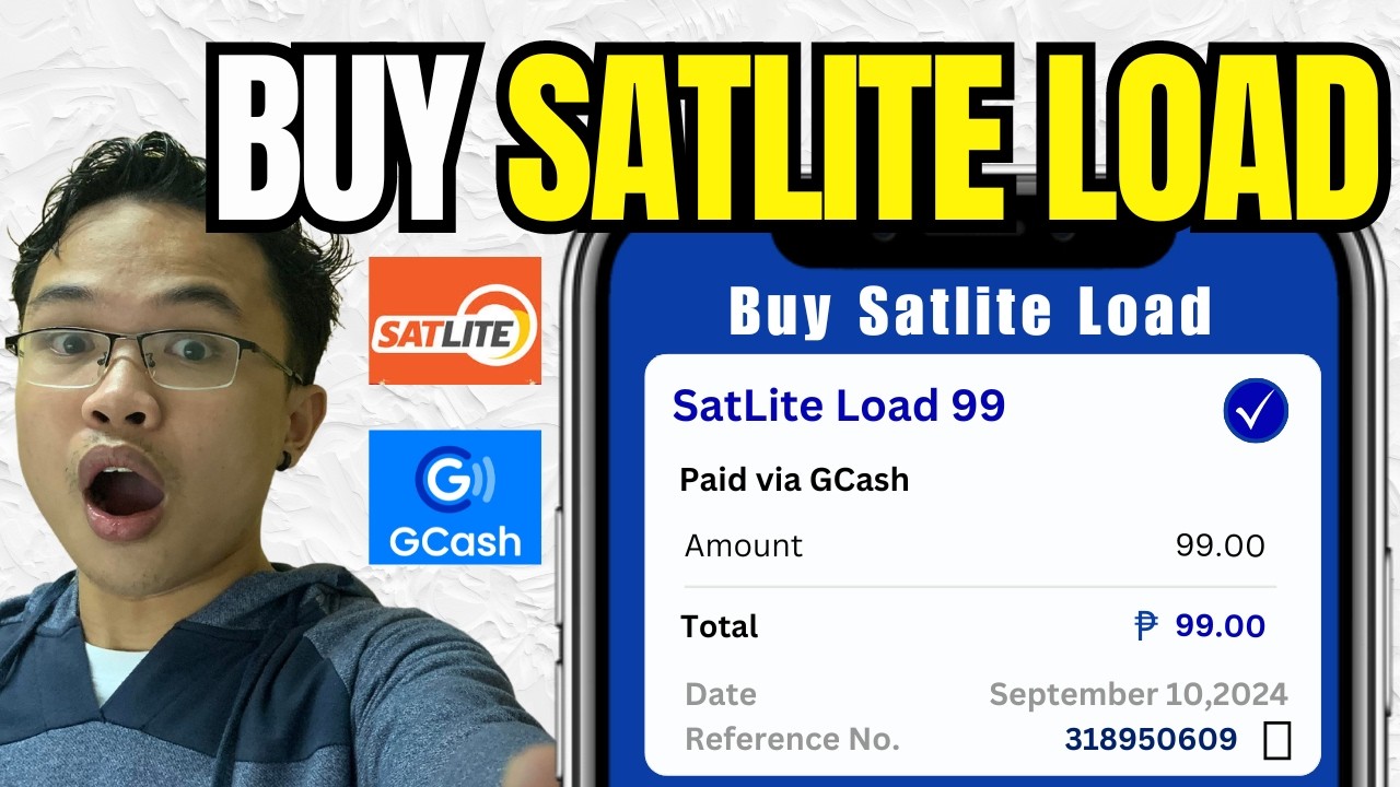 Paano BUMILI ng SATLITE load using Gcash (2024) - YouTube