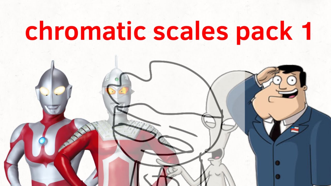 my chromatic scales 1 pack showcase!!! - YouTube