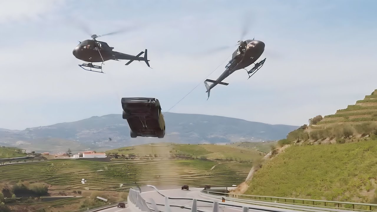 Fast X Action | Chopper Crash Scene | Dominic Torreto, Dante Reyes ...