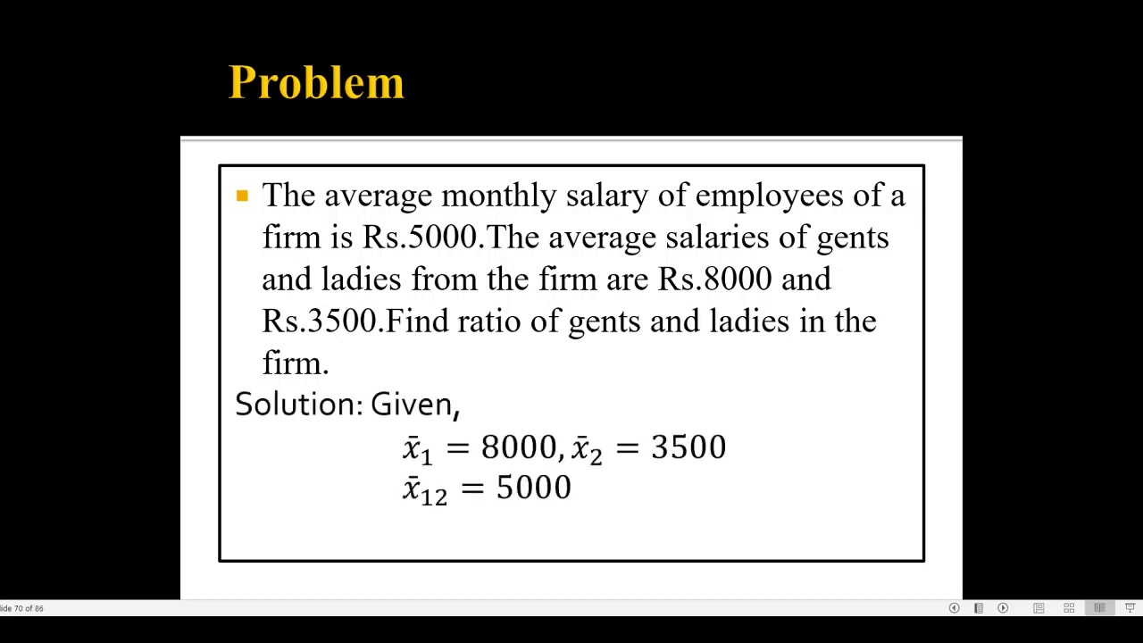 Formula and Problem of Arithmetic Mean Depends on Raw data and Formula ...