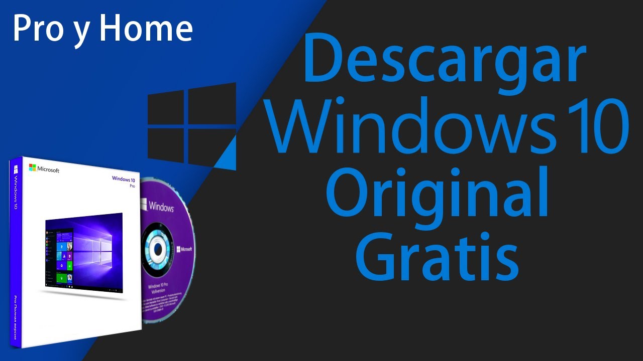 Descargar Windows 10 Gratis Pro Y Home Youtube