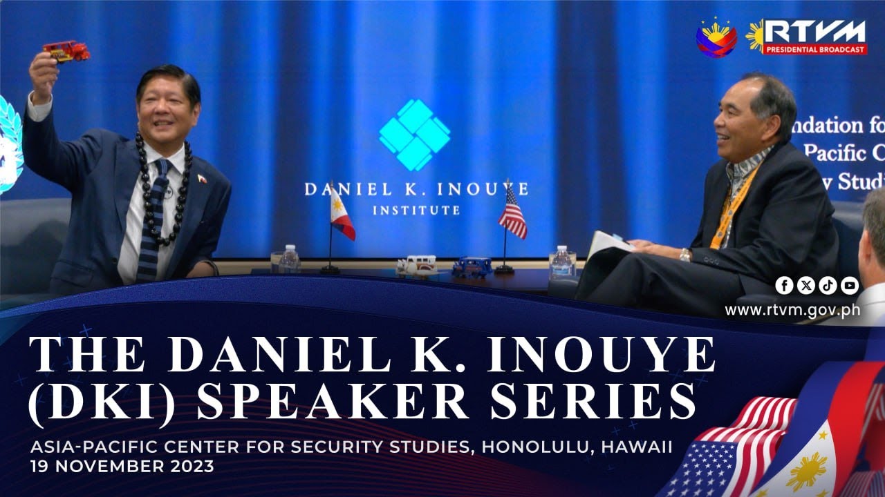 Highlights: The Daniel K. Inouye (DKI) Speaker Series with PH President ...