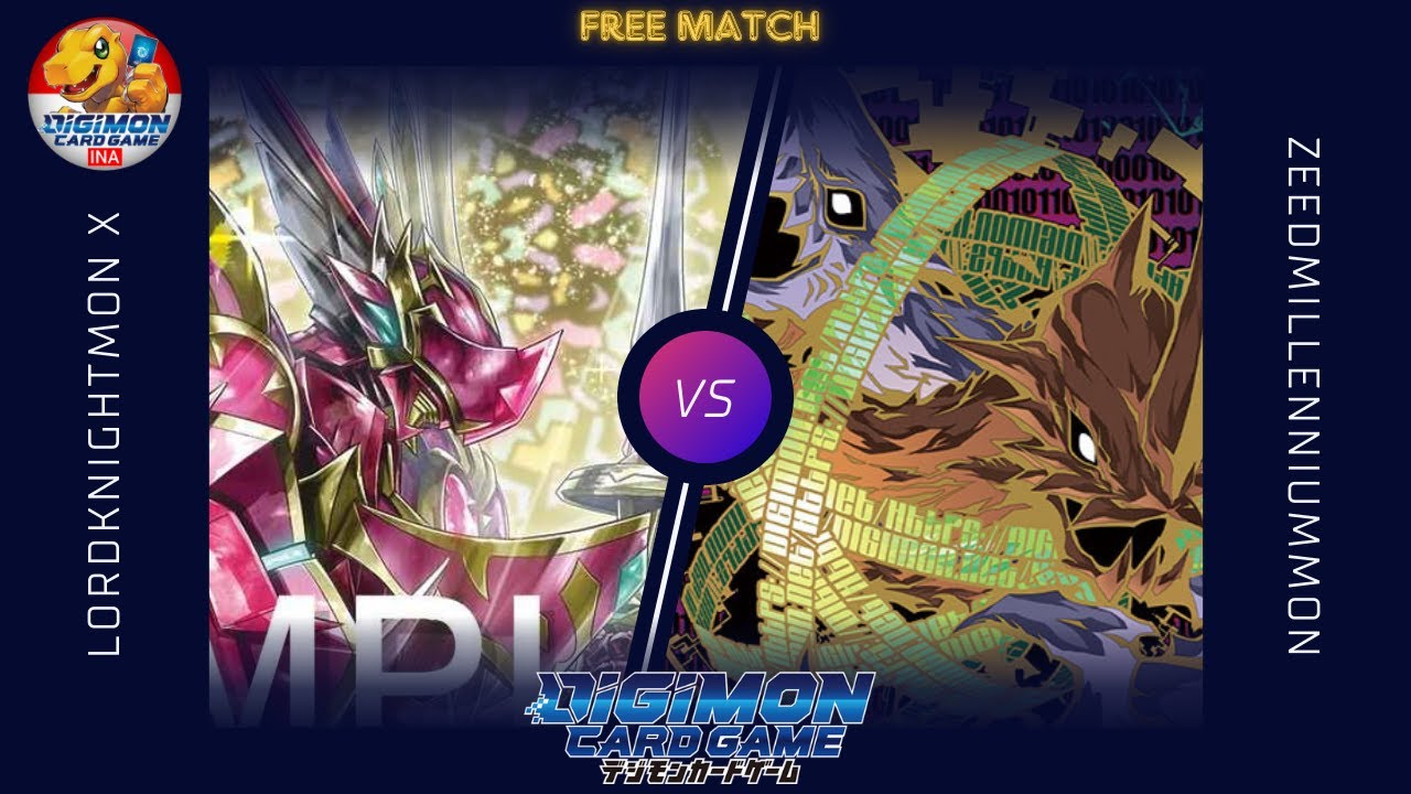 Digimon Free Rumble BT19 Lordknightmon X vs Millenniummon - YouTube
