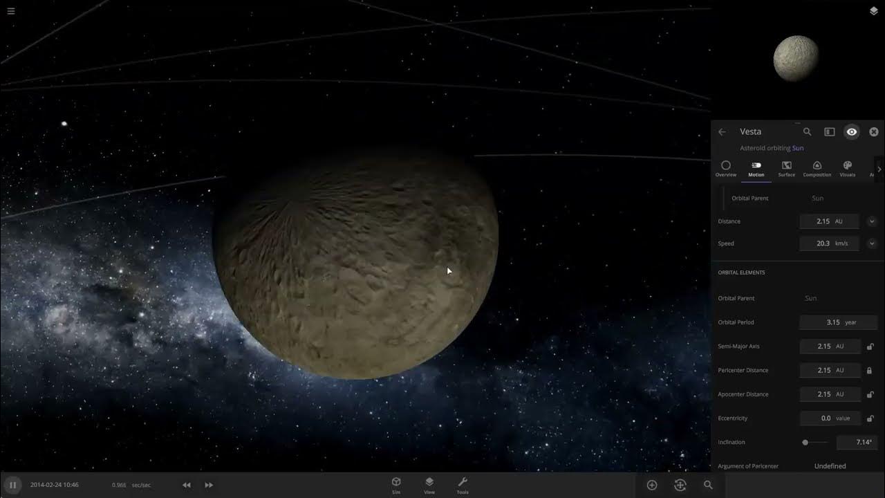 Terraforming an asteroid? Paraterraforming the Vesta - Universe Sandbox 2 - YouTube