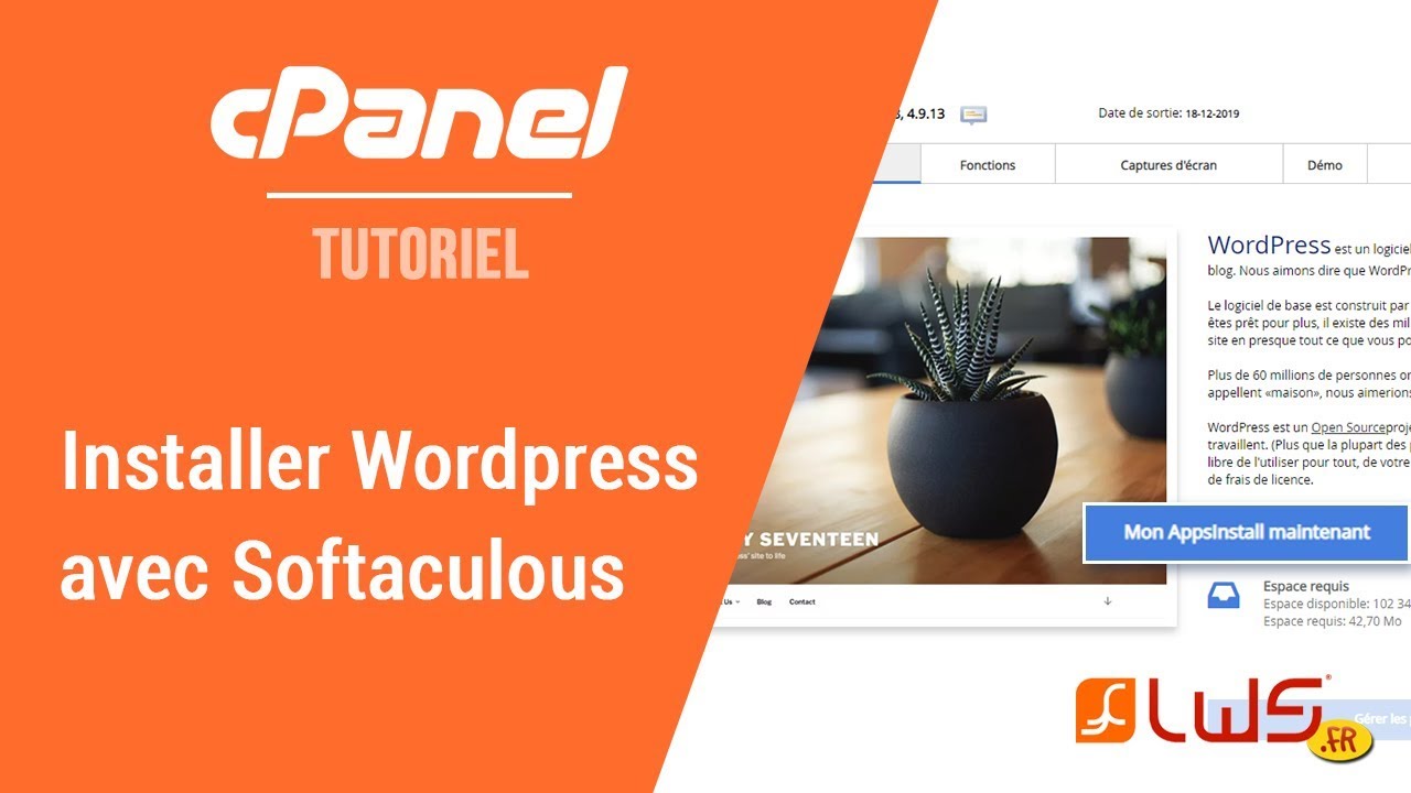Comment installer Wordpress avec cPanel et Softaculous ? - YouTube
