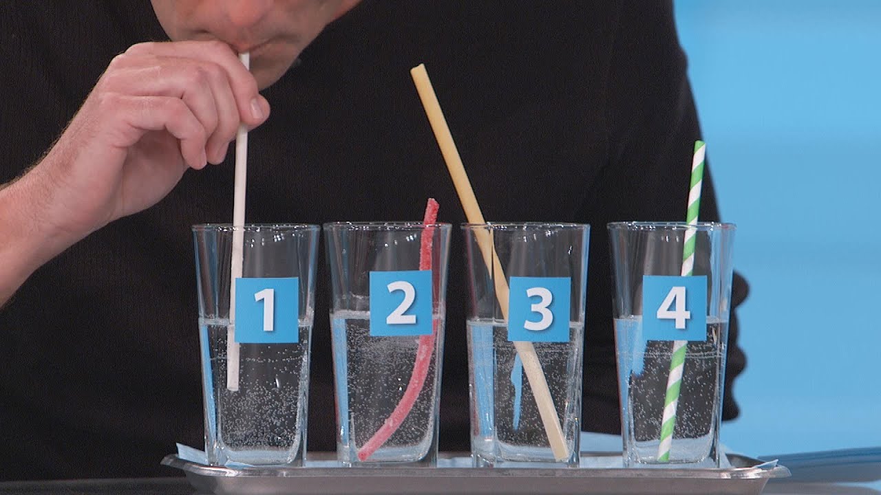 Environmentally-Friendly Straws Put to the Test - YouTube