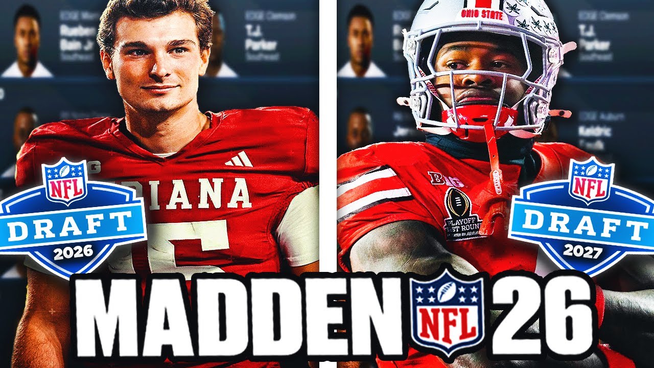 The Best Realistic Draft Classes in Madden 26! (2026 & 2027) - YouTube