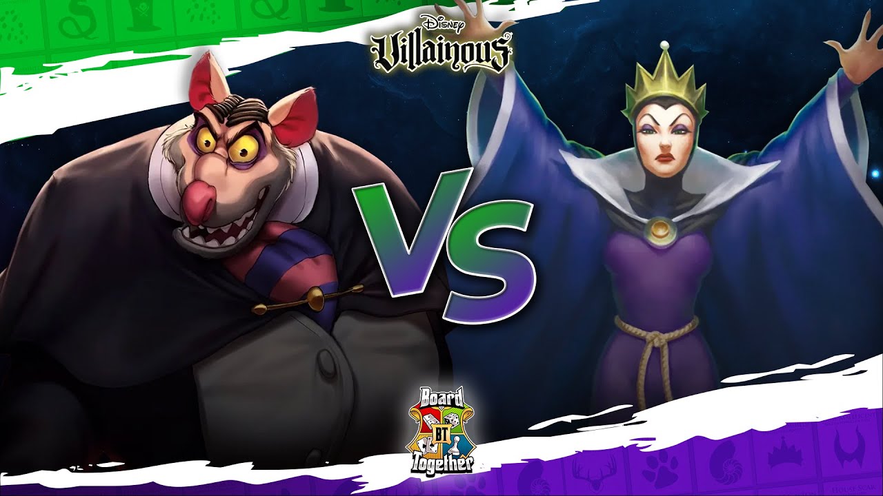 Ratigan vs Evil Queen | Board Together Villainous Tournament Round 1 ...