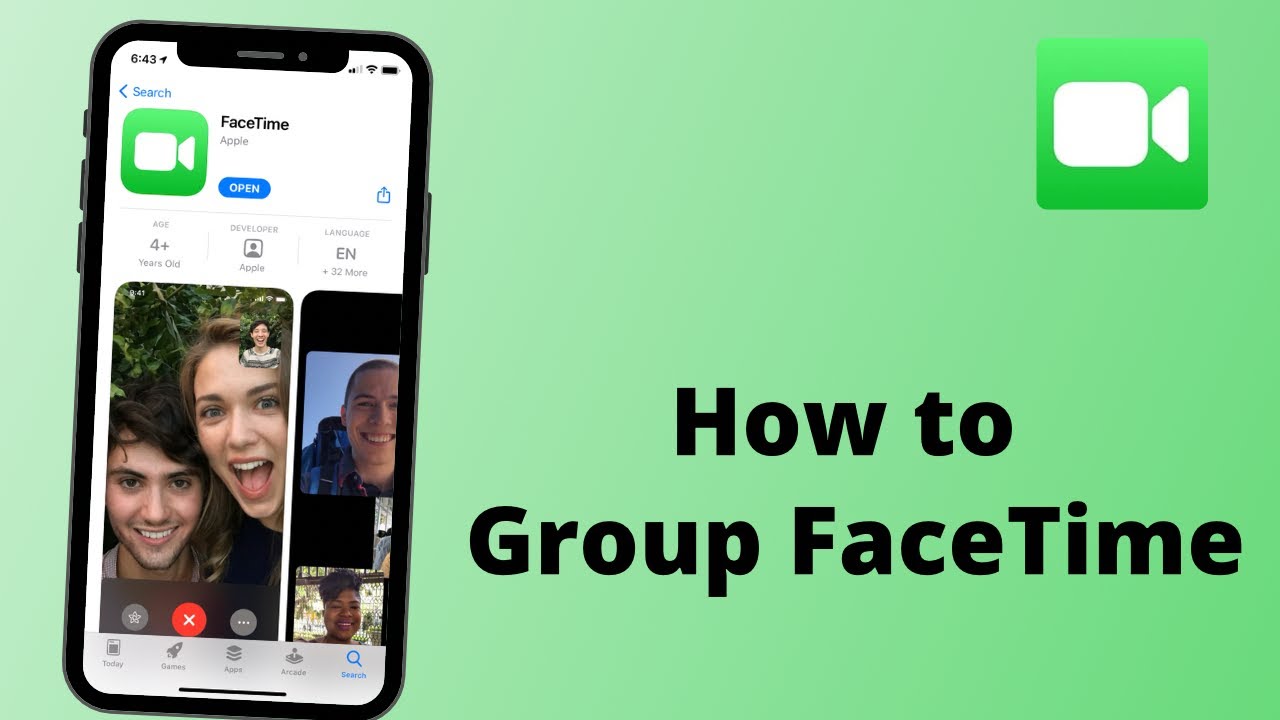 How to Group FaceTime | 2021 - YouTube