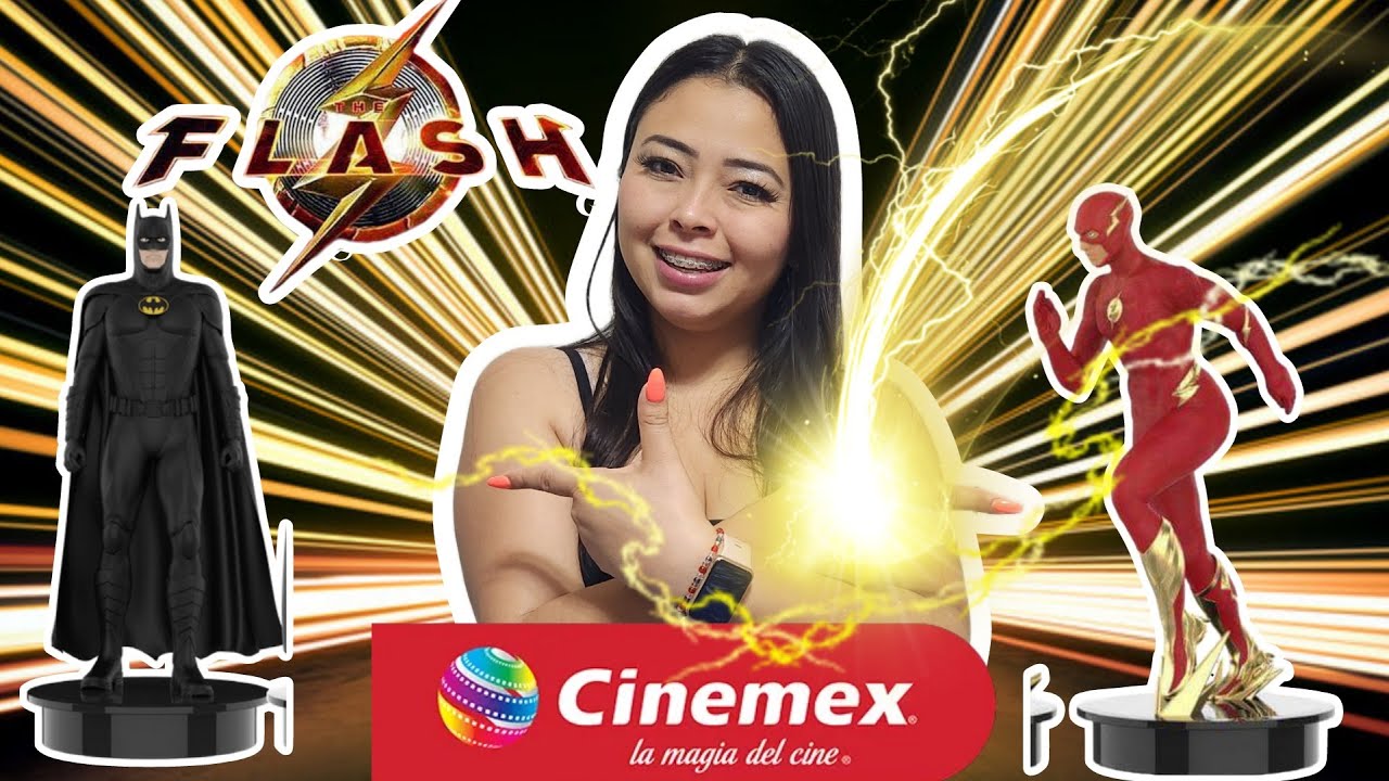 LOS FANTASTICOS FIGURINES THE FLASH DE CINEMEX - YouTube