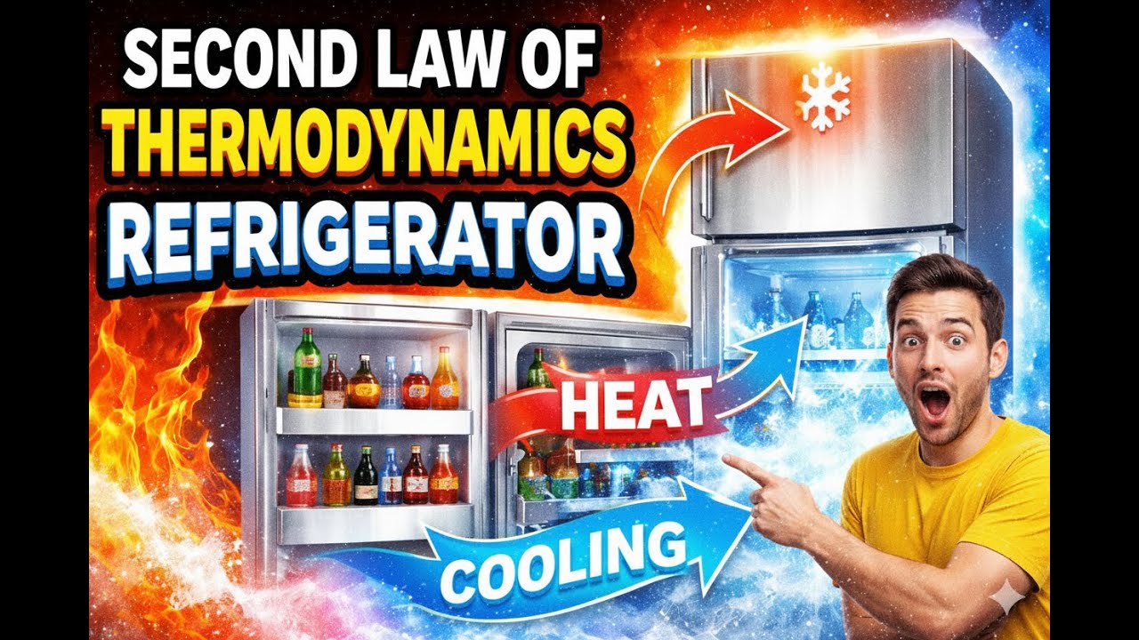 Second Law of Thermodynamics-Refrigerator/Heat Pump Explained - YouTube