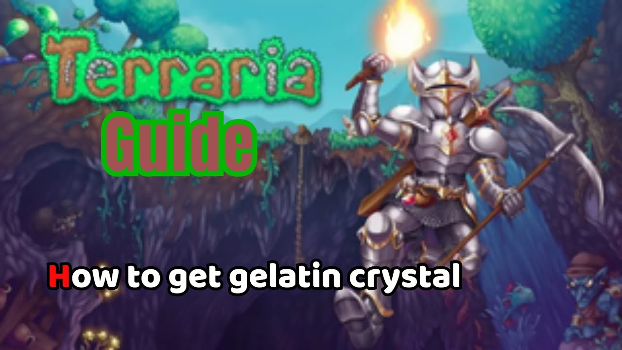 how to get gelatin crystal | terraria - YouTube