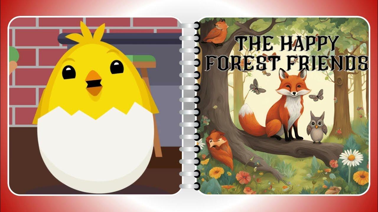 Happy forest friends !!! Story Book Reading! - YouTube