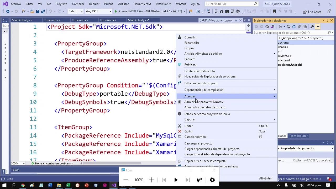 CRUD XAMARIN - YouTube