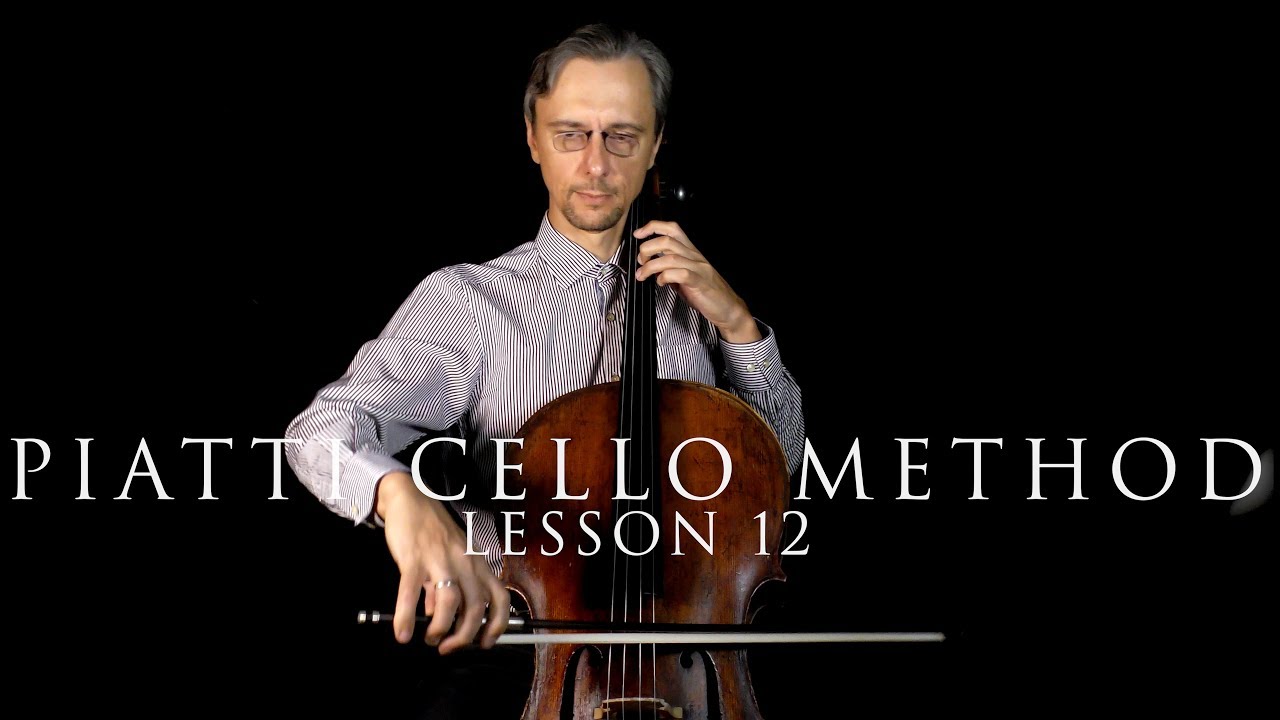 A.Piatti Cello Method Lesson 12 | Exercises on Different Bowings - YouTube