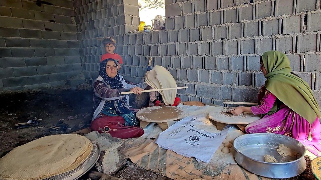 Baking the thinnest bread in the world - YouTube