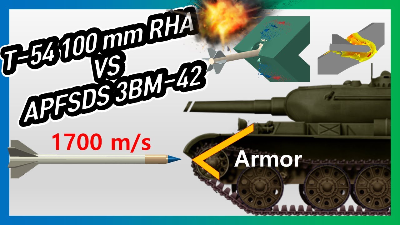 Where is the weakest point of T-54 armor? | Armor Penetration ...