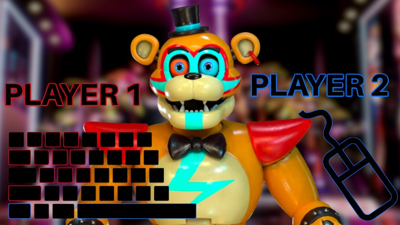 We Play FNAF Security Breach With Split Controls [1] - YouTube