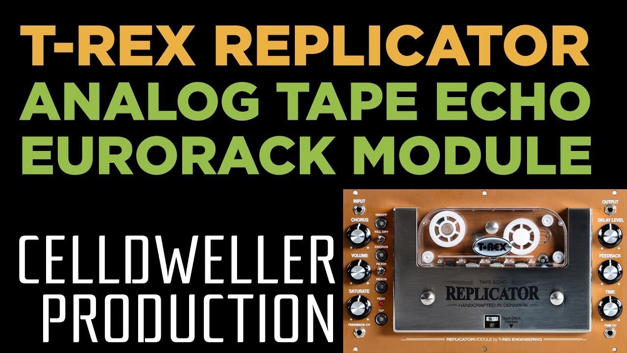 Celldweller Production: T-Rex Replicator Eurorack Module - YouTube