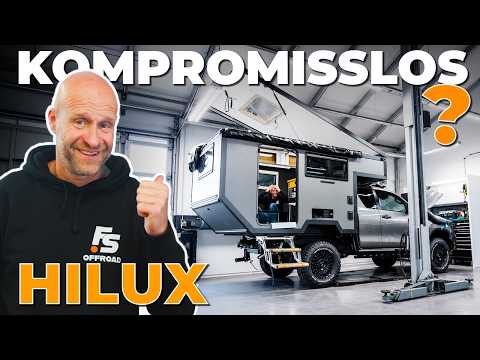 Toyota HILUX Wohnkabine IBEX 🐐 Roomtour: Bett oben UND unten