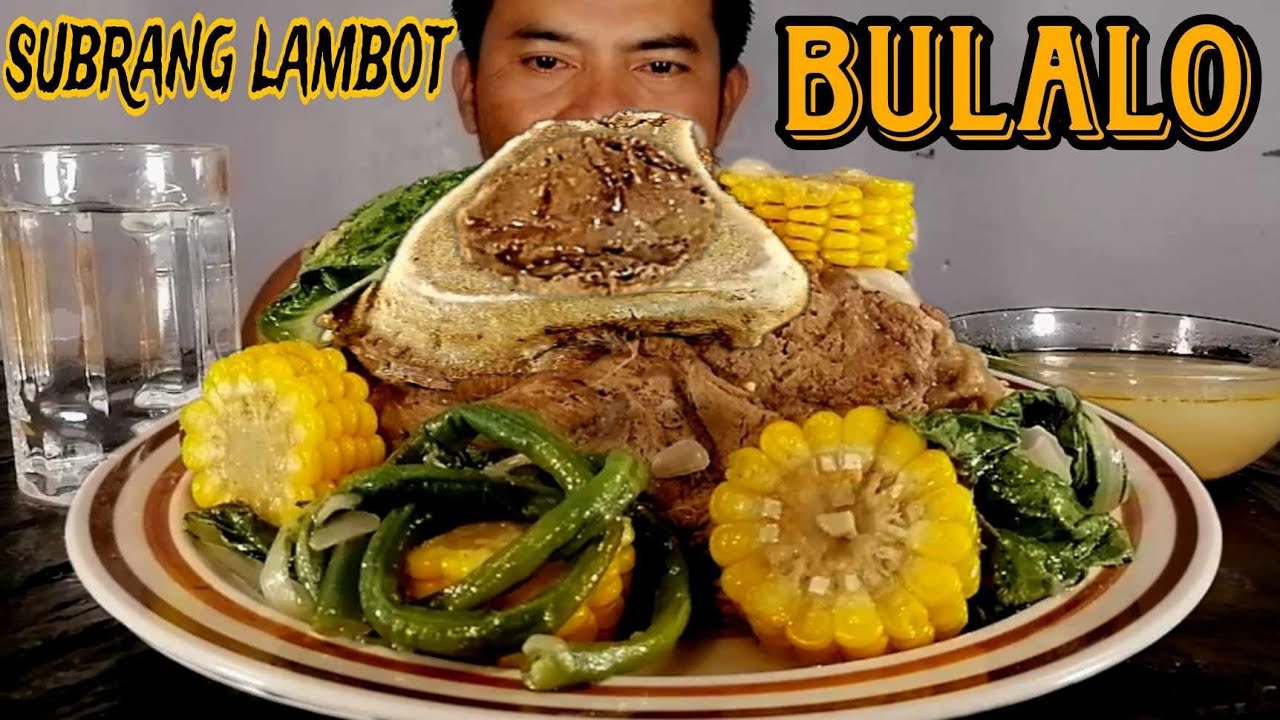 BEEF BULALO | BEEF STEW (BONE MARROW) EATING SHOW - YouTube