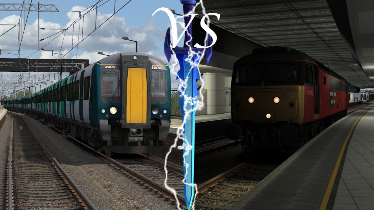 Super Class 47 Race: WCML South - Train Simulator - YouTube