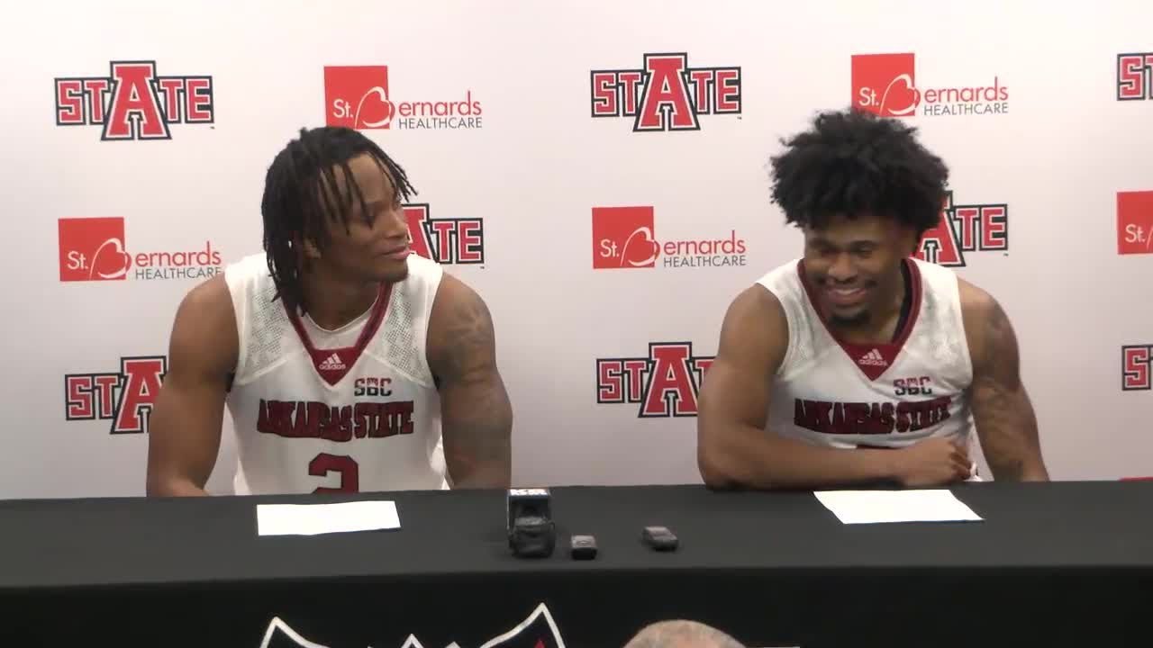 Red Wolves Raw: Freddy Hicks & Caleb Fields after 10/30/23 exhibition ...