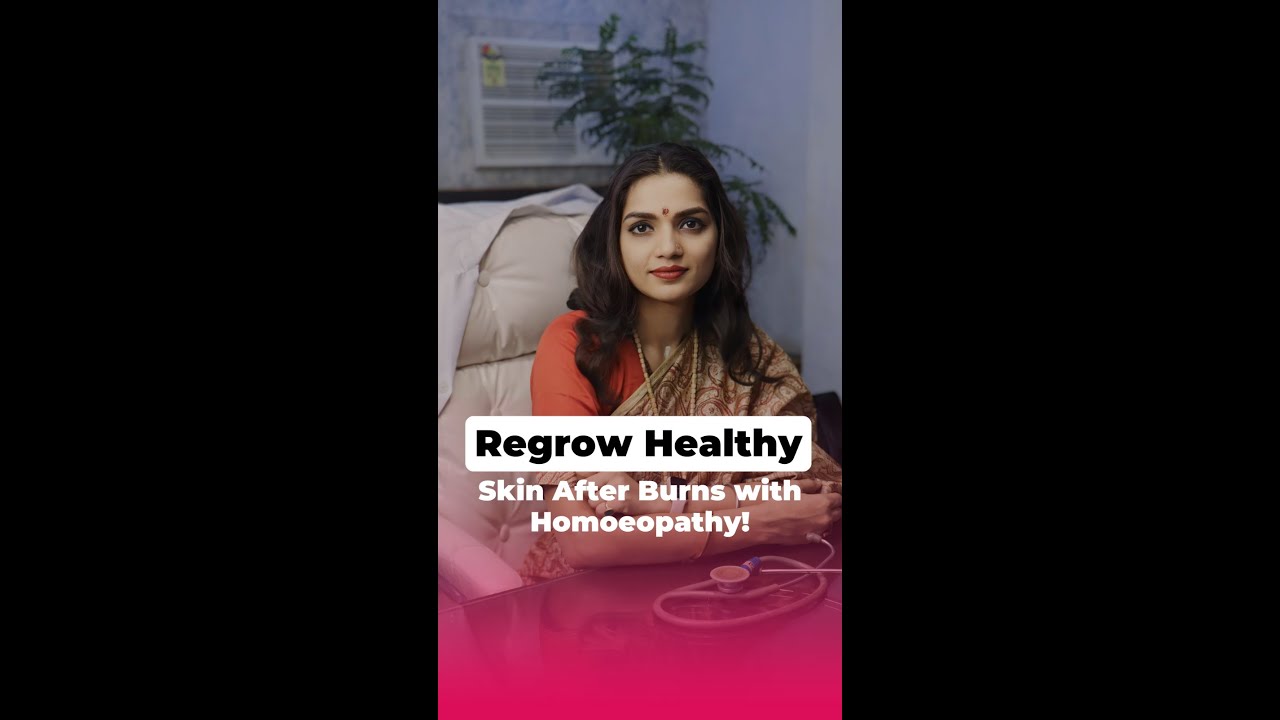 Regrow Healthy Skin After Burns with Homoeopathy #shorts - YouTube