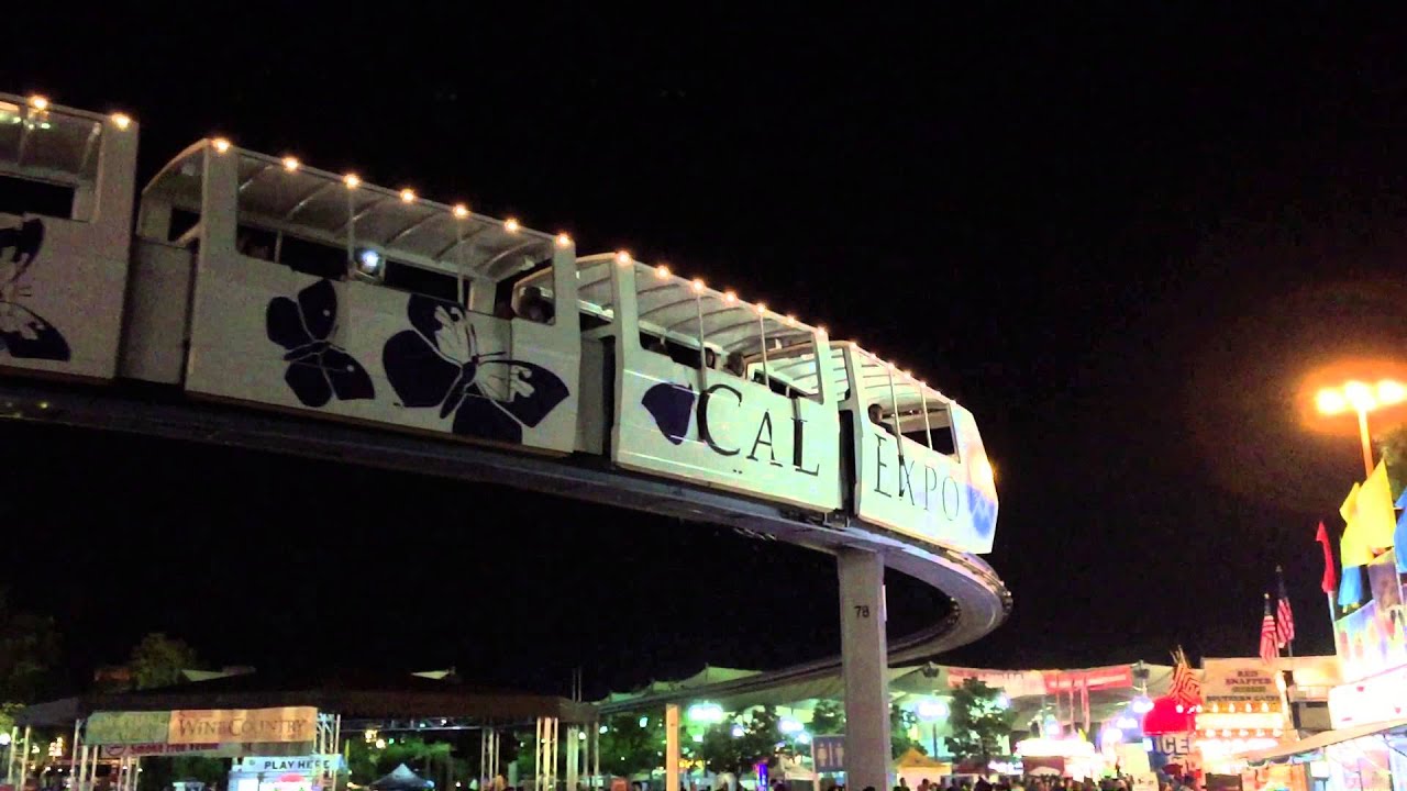 Cal Expo Monorail At California State Fair July 25, 2015 - YouTube