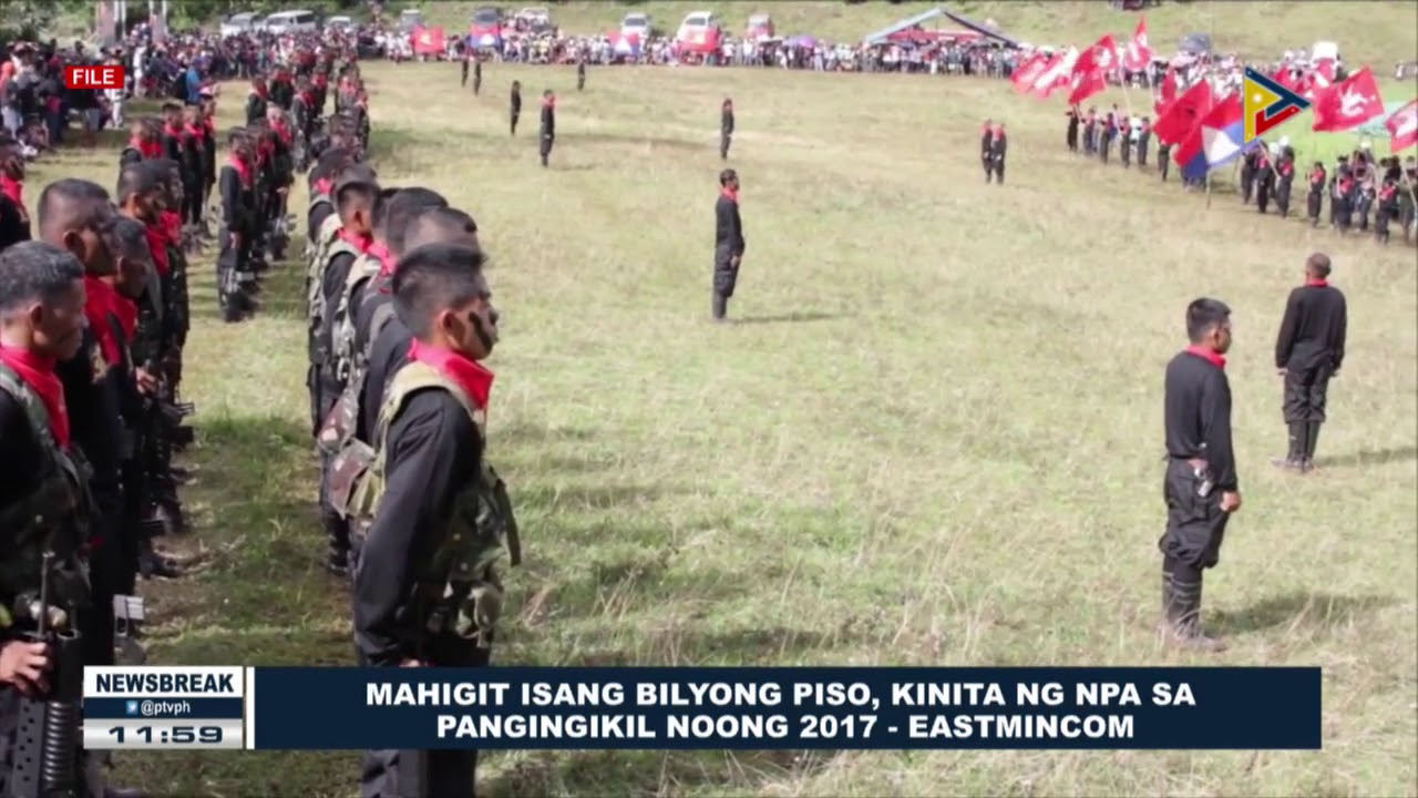 NEWS BREAK | EastMinCom: Mahigit isang bilyong piso, kinita ng NPA sa ...