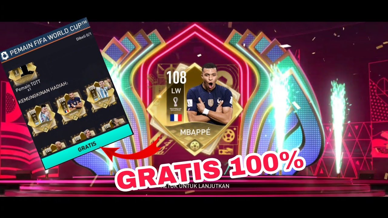 CARA MENDAPATKAN MBAPPE TOTT 100% GRATIS |FIFA MOBILE 22| - YouTube