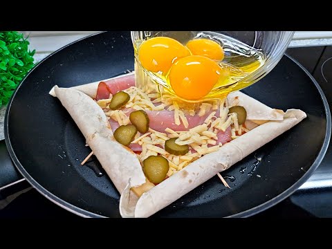 Yumurtayı tortillaya dökün ve sonuç harika olacak! 🔝 yemek tarifi