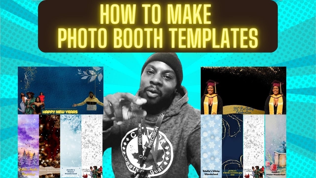 How to Make a Photo Booth Template - YouTube