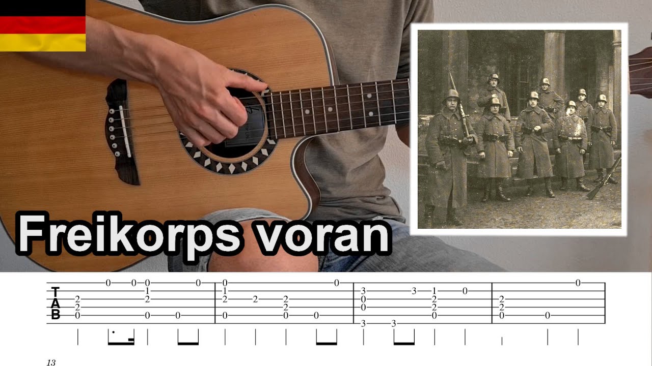 Freikorps voran - guitar TAB - YouTube