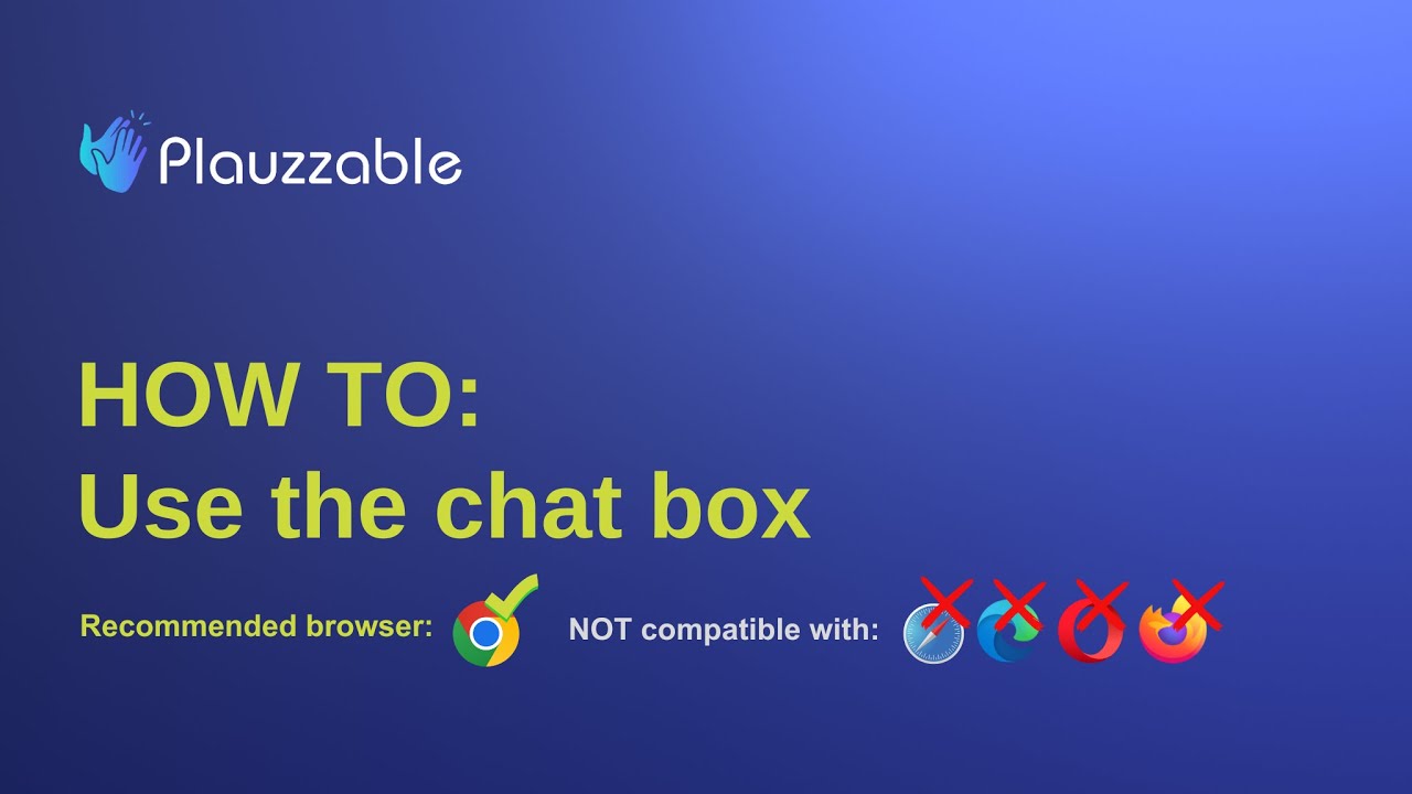 How to use the chat box - YouTube