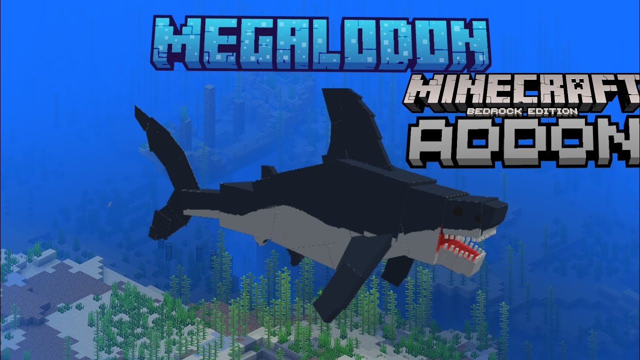 megalodon mcpe ( download ) - ARYTGMLITE - YouTube