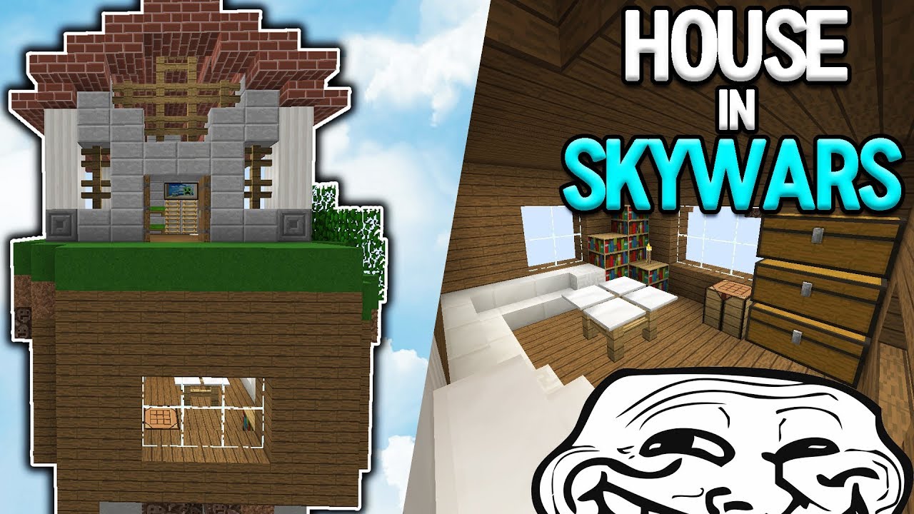 BUILDING A HOUSE IN SKYWARS - YouTube