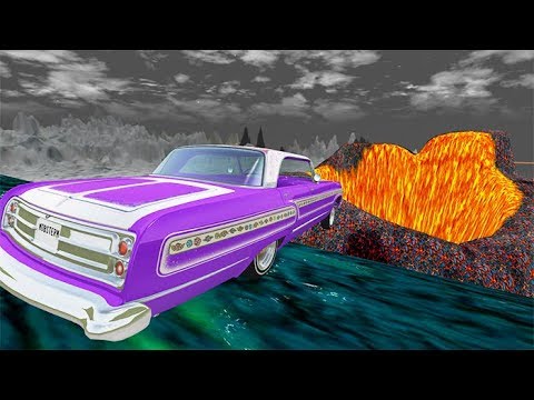 Beamng drive - The New Gavril Bluebuck Car Crashes Into Volcano And ...