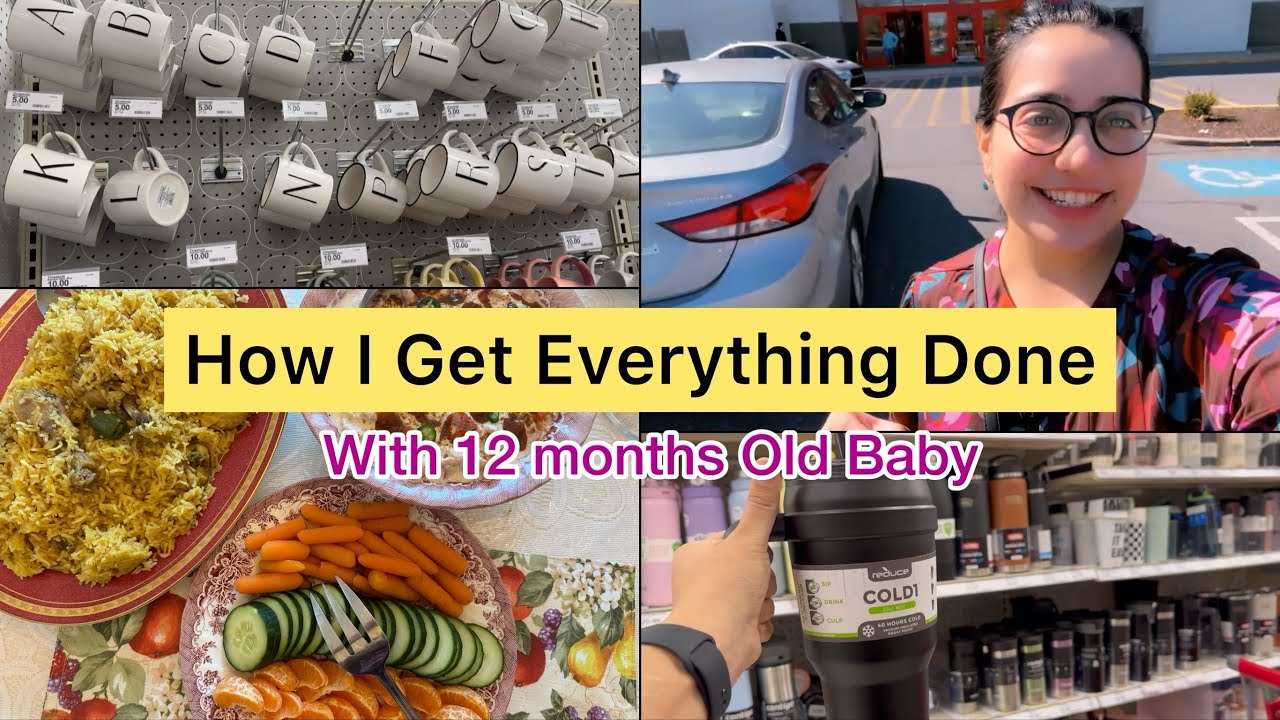 How I Get Everything Done | Productive Vlog | Routine With My Baby ...