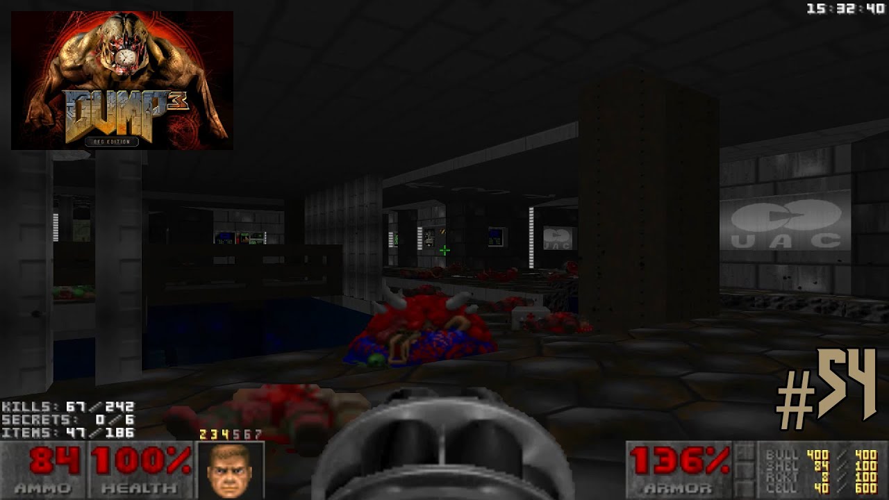 Doom with Doom Upstart Mapping Project 3.Map 00 + Map 55 - YouTube