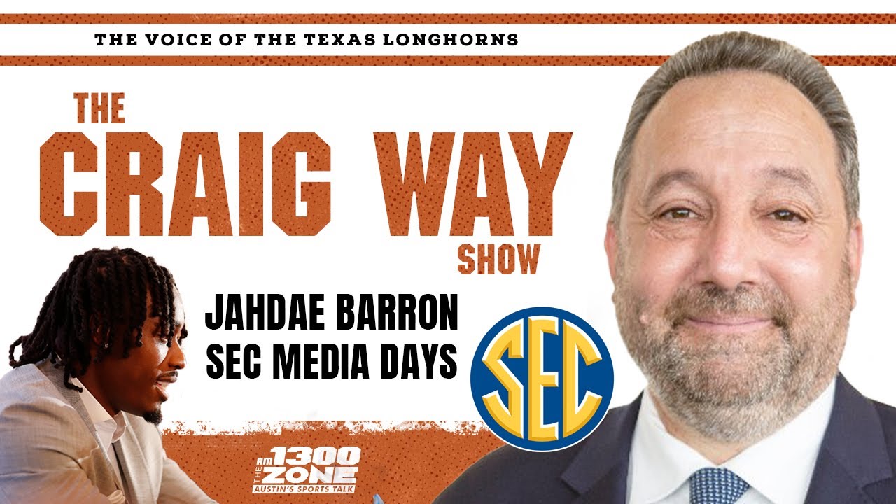 Texas Longhorns Defensive Back Jahdae Barron joins Craig Way and Mike ...