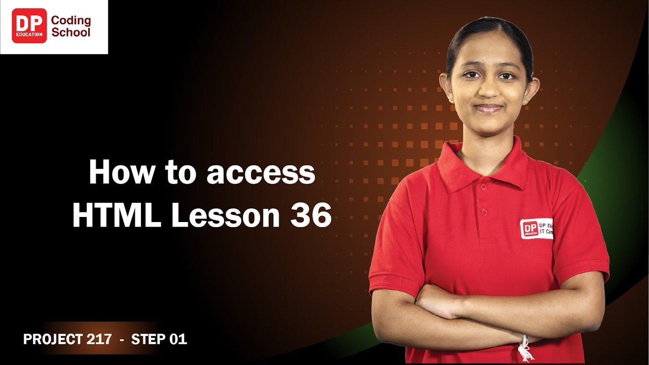 Project 217 Step 1 - How to access the lesson - YouTube