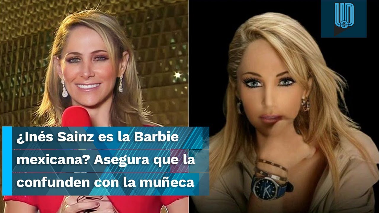 Inés Sainz presume en redes sociales cómo sería su muñeca Barbie - YouTube