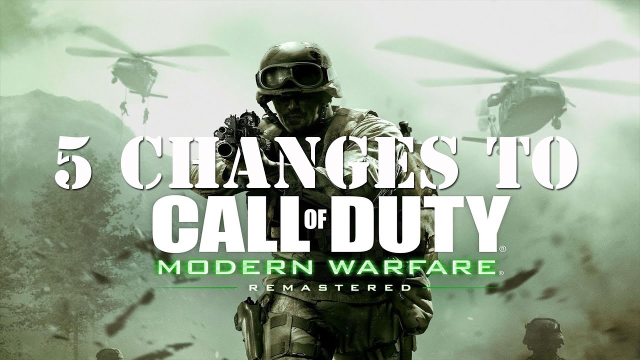 5 Changes to CoD MWR - YouTube
