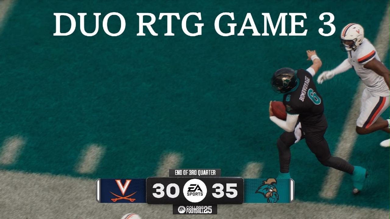 Coastal Carolina Rebuild DUO RTG game 3 - YouTube