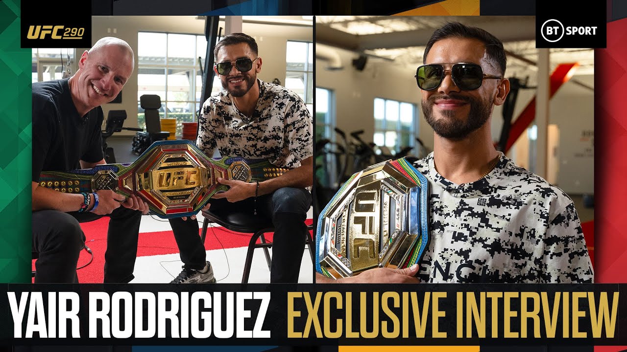 Yair Rodriguez EXCLUSIVE 🇲🇽 Custom Belt, Inspiring Next Generation ...